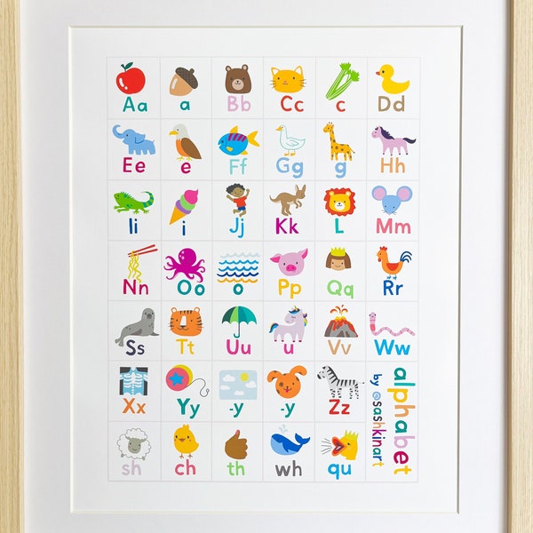 Alphabet Art - Etsy