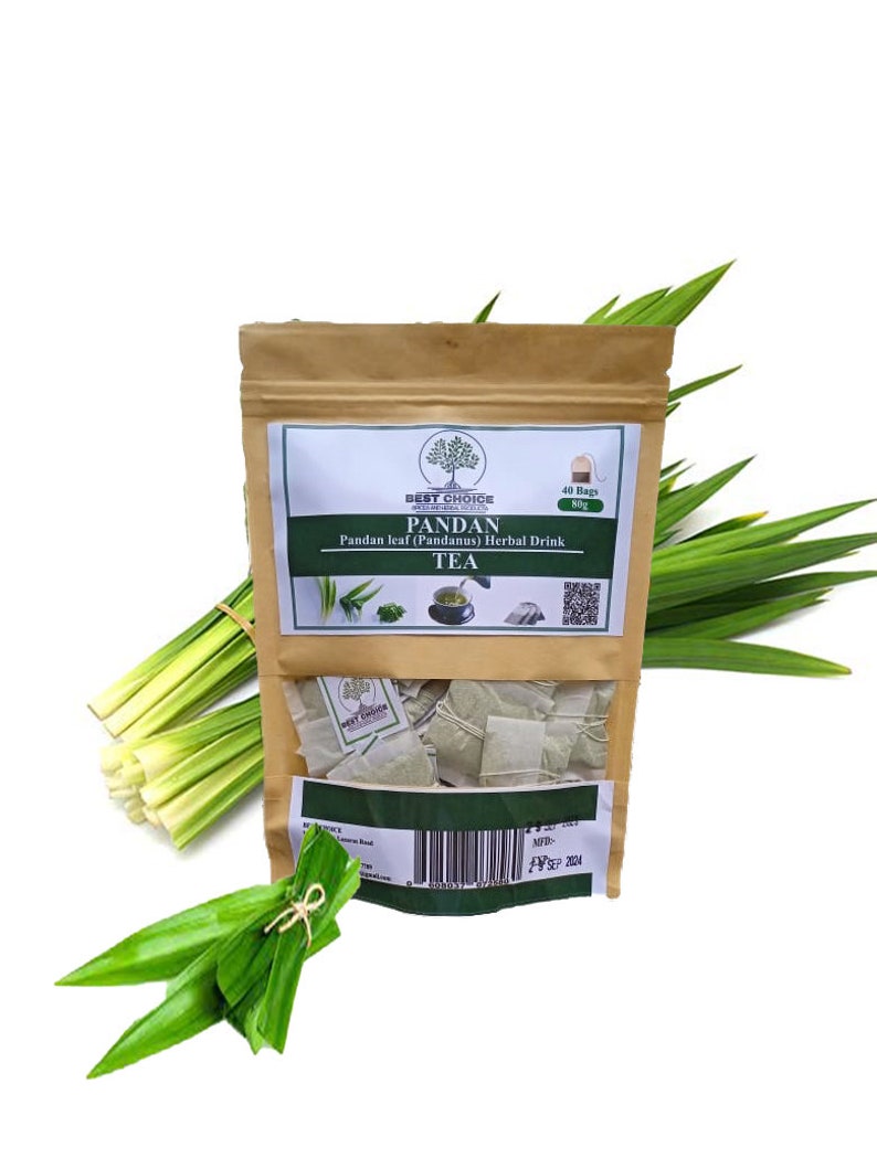 Organic Pandan (pandanus) Herbal Drink TEA- 40 TEA Bags - Etsy