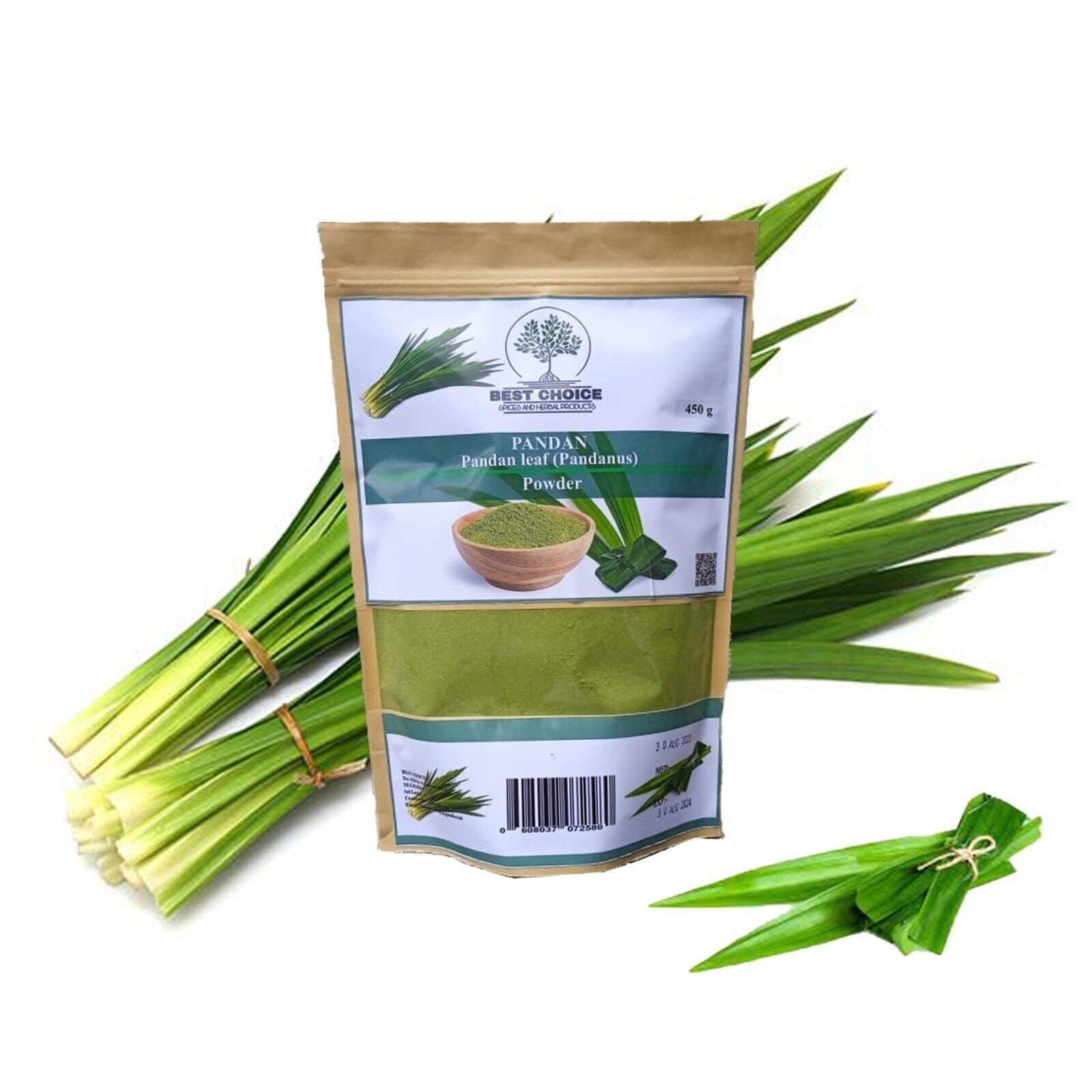 Dried Pandan (pandanus) Leaf Powder From Sri Lanka 450 G -FAST SHIPPING ...