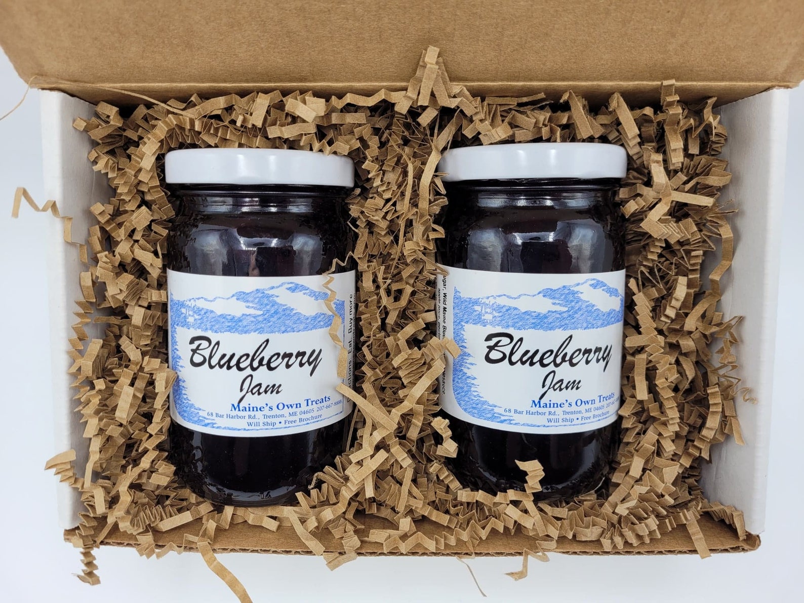 10oz Wild Maine Blueberry Jam - Gift Package - Small Batch Made - Great ...