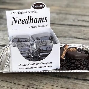 Maine Espresso Needhams: Gourmet Chocolate Coconut Candy Bars - Etsy