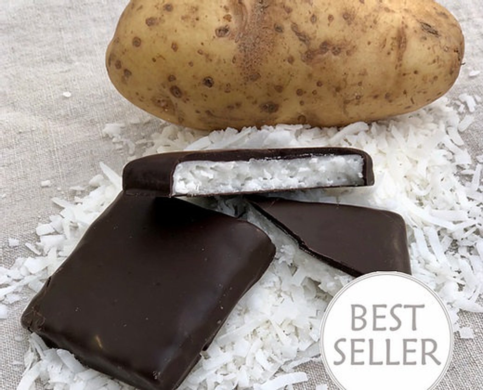 Maine Needhams - Gourmet Chocolate Coconut & Potato Candy Bars Packed ...