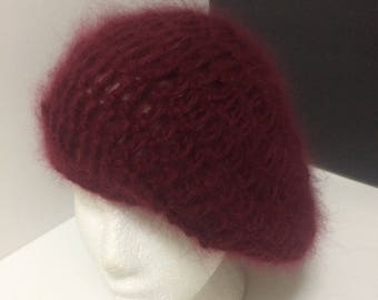 Angora beret | Etsy