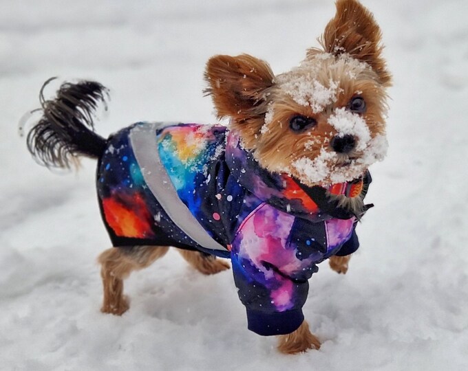 Sherpa Lined Flannel - Adjustable Comfort Wrap Poncho - Dog Coat ...