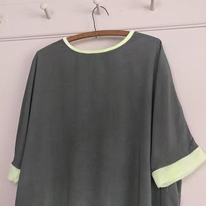 Green and Chartreuse Top - Etsy