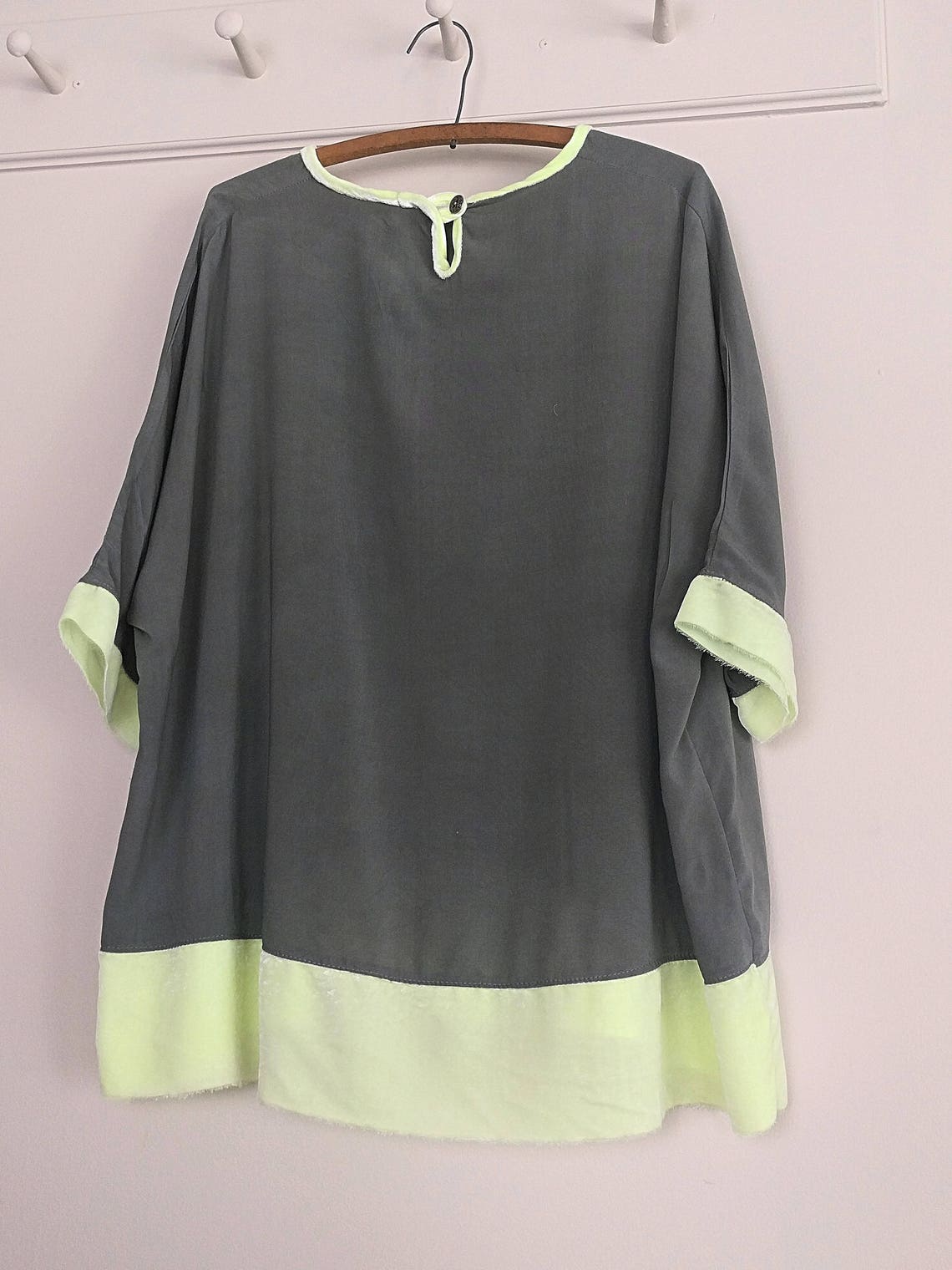 Green and Chartreuse Top - Etsy
