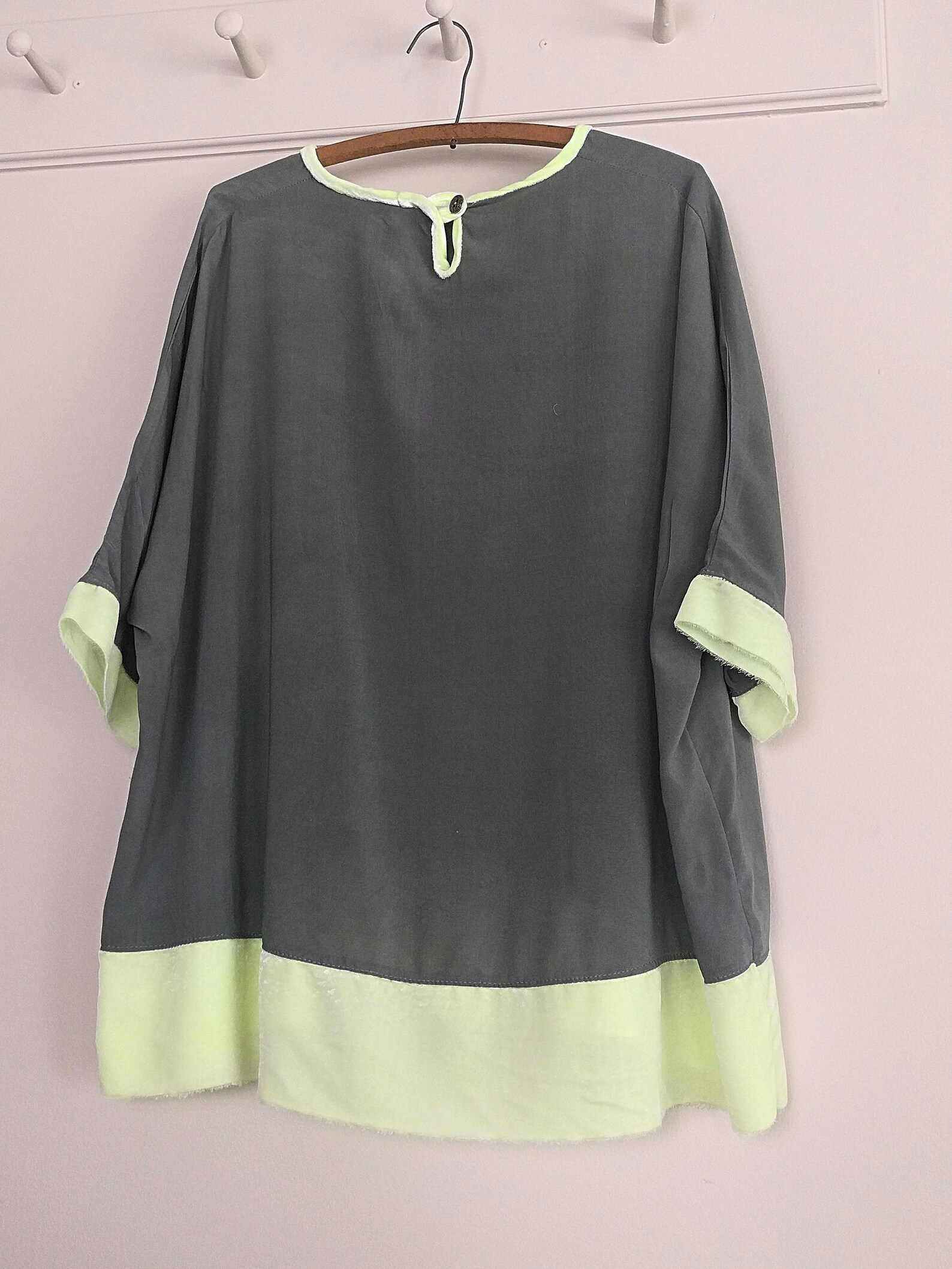 Green and Chartreuse Top - Etsy