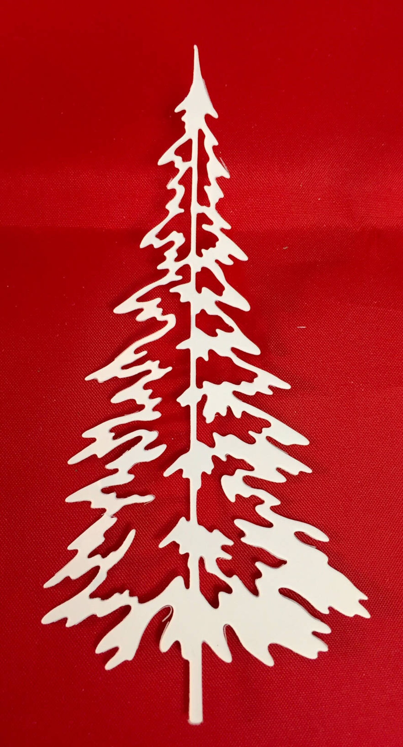 Tim Holtz Die Cuts Woodland Trees Thinlits Ten Pieces | Etsy