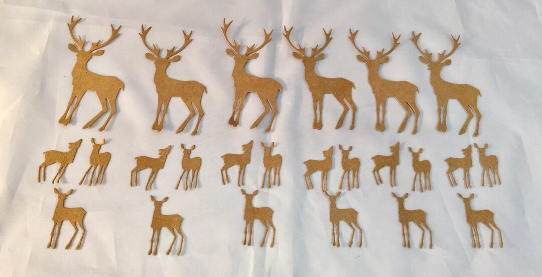 Tim Holtz Christmas Die Cuts * Winter Wonderland Deer * Six Sets ...
