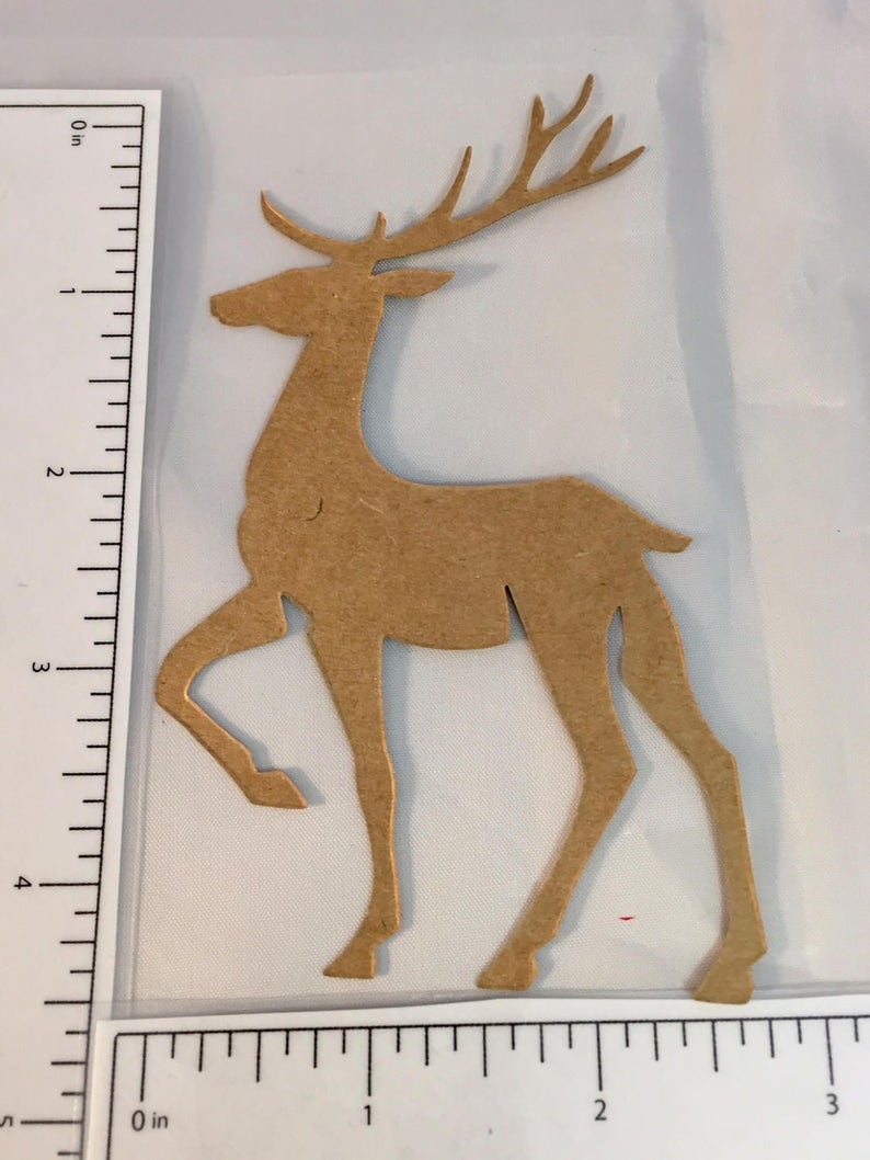 Tim Holtz Die Cuts Prancing Deer Set of Ten Sizzix 660033 | Etsy