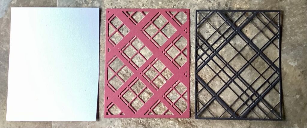 Tim Holtz Die Cuts Layered Plaid Four Sets Elegant Plaid - Etsy