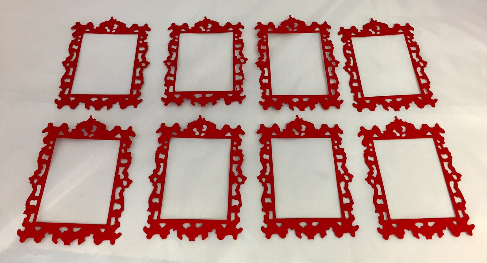 Tim Holtz Die Cuts * Ornate Frame #2 * Eight Frames * Cardstock ...