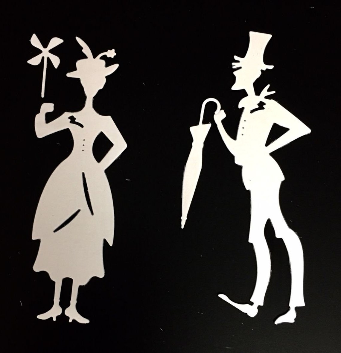 Tim Holtz Die Cuts The Park Six Sets Black or White | Etsy