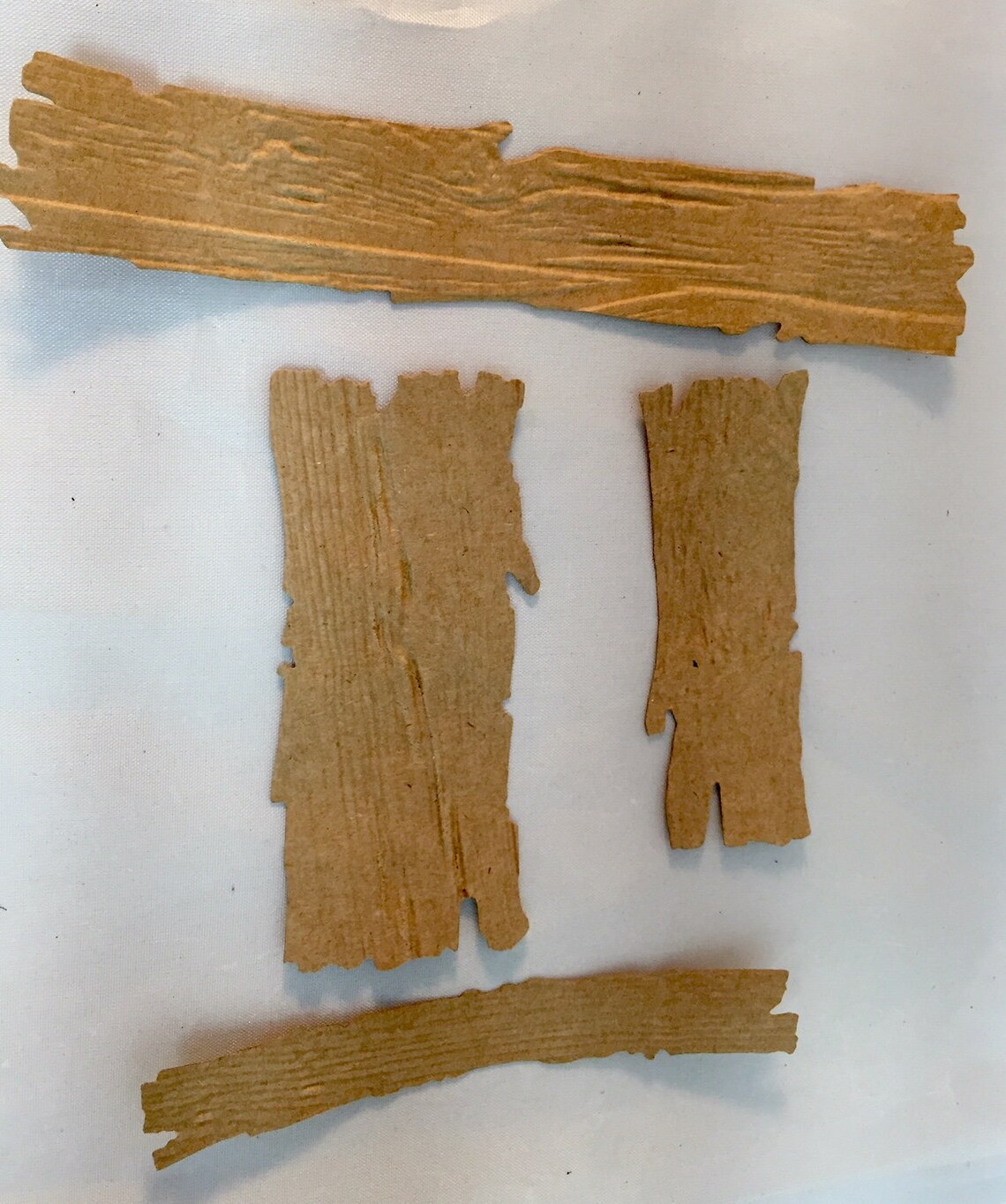 Tim Holtz Die Cuts * Embossed Planks * Four Designs * 8 of Each Design ...