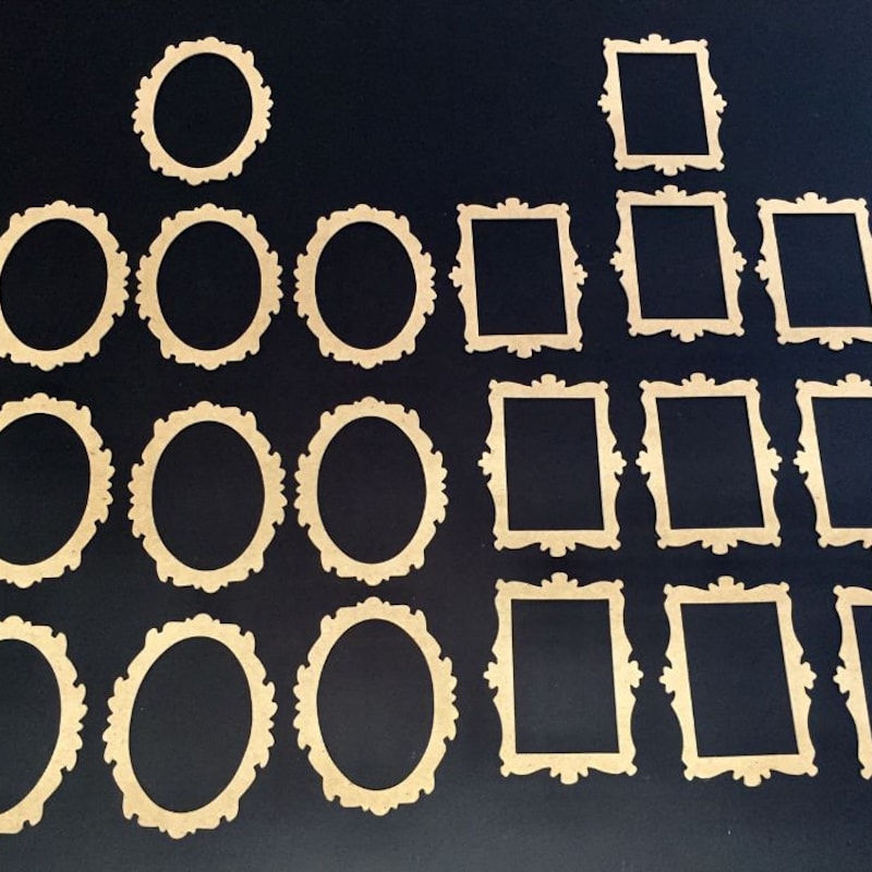 Chipboard Frame - Etsy