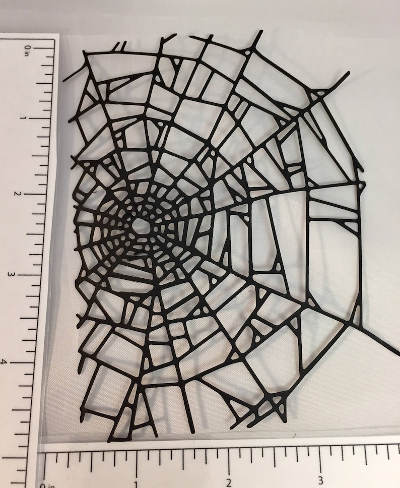 Tim Holtz Halloween Die Cuts * Cobweb* Set of Six * Black or White ...