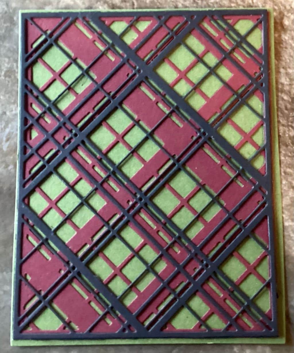 Tim Holtz Die Cuts Layered Plaid Four Sets Elegant Plaid - Etsy
