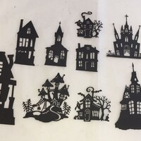 Haunted House Paper Bag Craft Template | Printable Halloween Activity ...