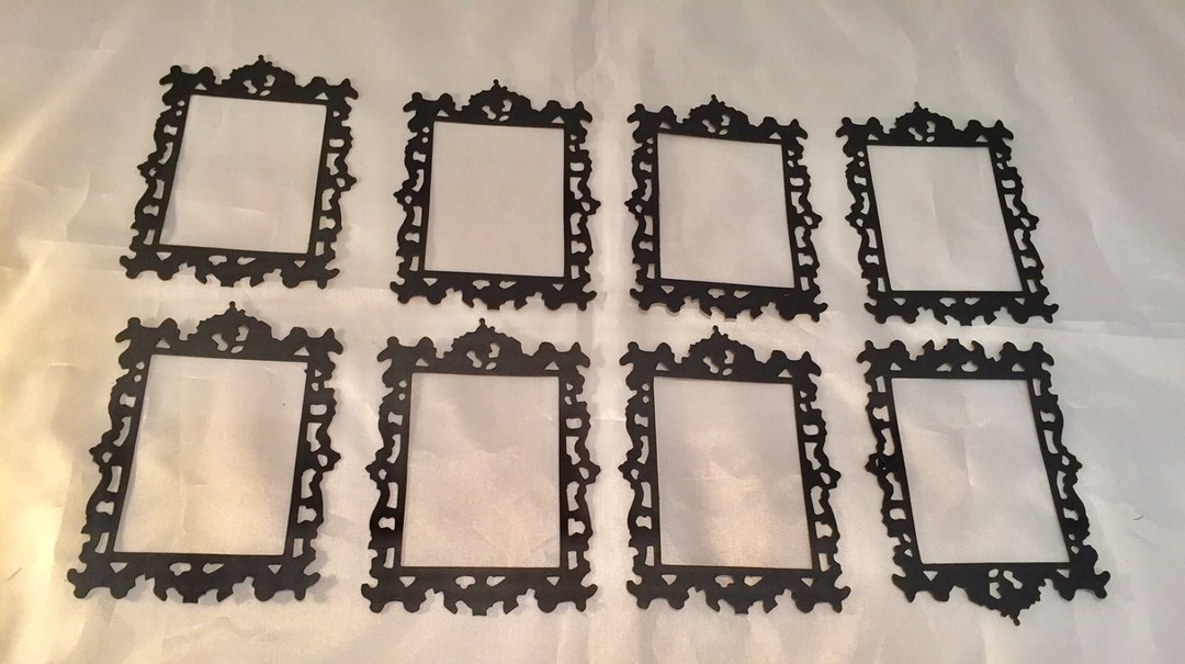 Tim Holtz Die Cuts * Ornate Frame #2 * Eight Frames * Cardstock ...