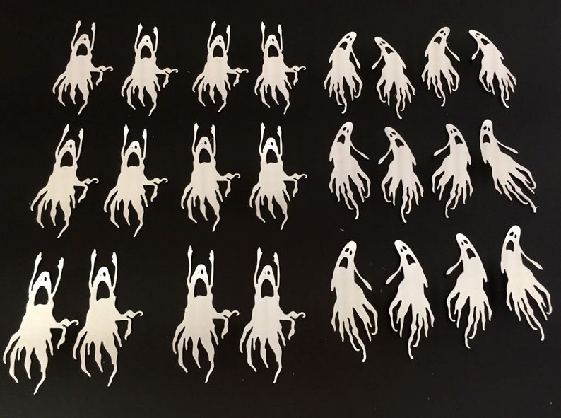 Tim Holtz Halloween Die Cuts Frightful Ghosts White - Etsy