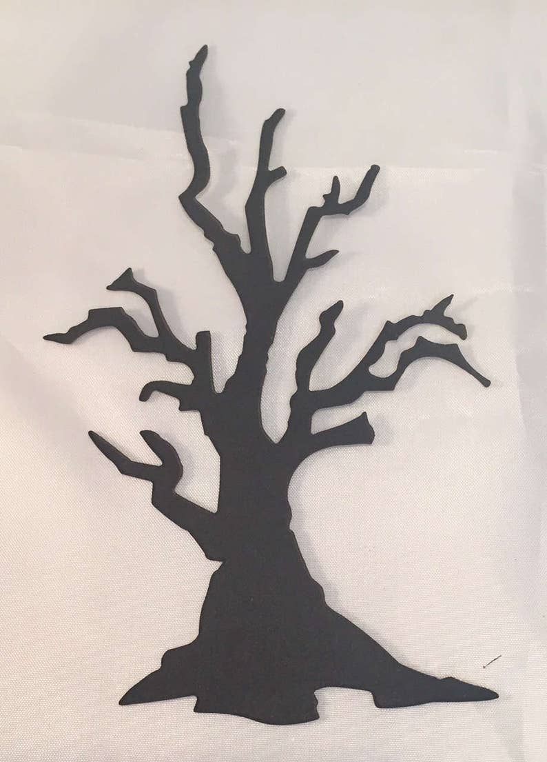 Tim Holtz Die Cuts * Branch Tree * Black, White, Kraft or Chipboard ...