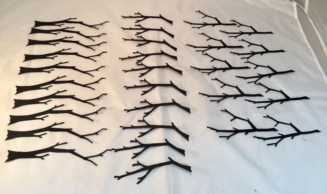 Tim Holtz Die Cuts * Branches * 30 Pieces * Cardstock * Sizzix 663138 ...