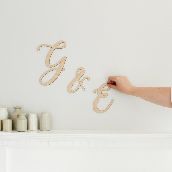 Wood Monogram - Etsy UK