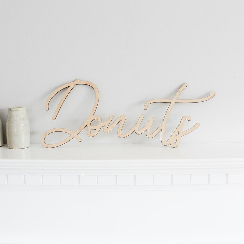 Donut Sign - Etsy