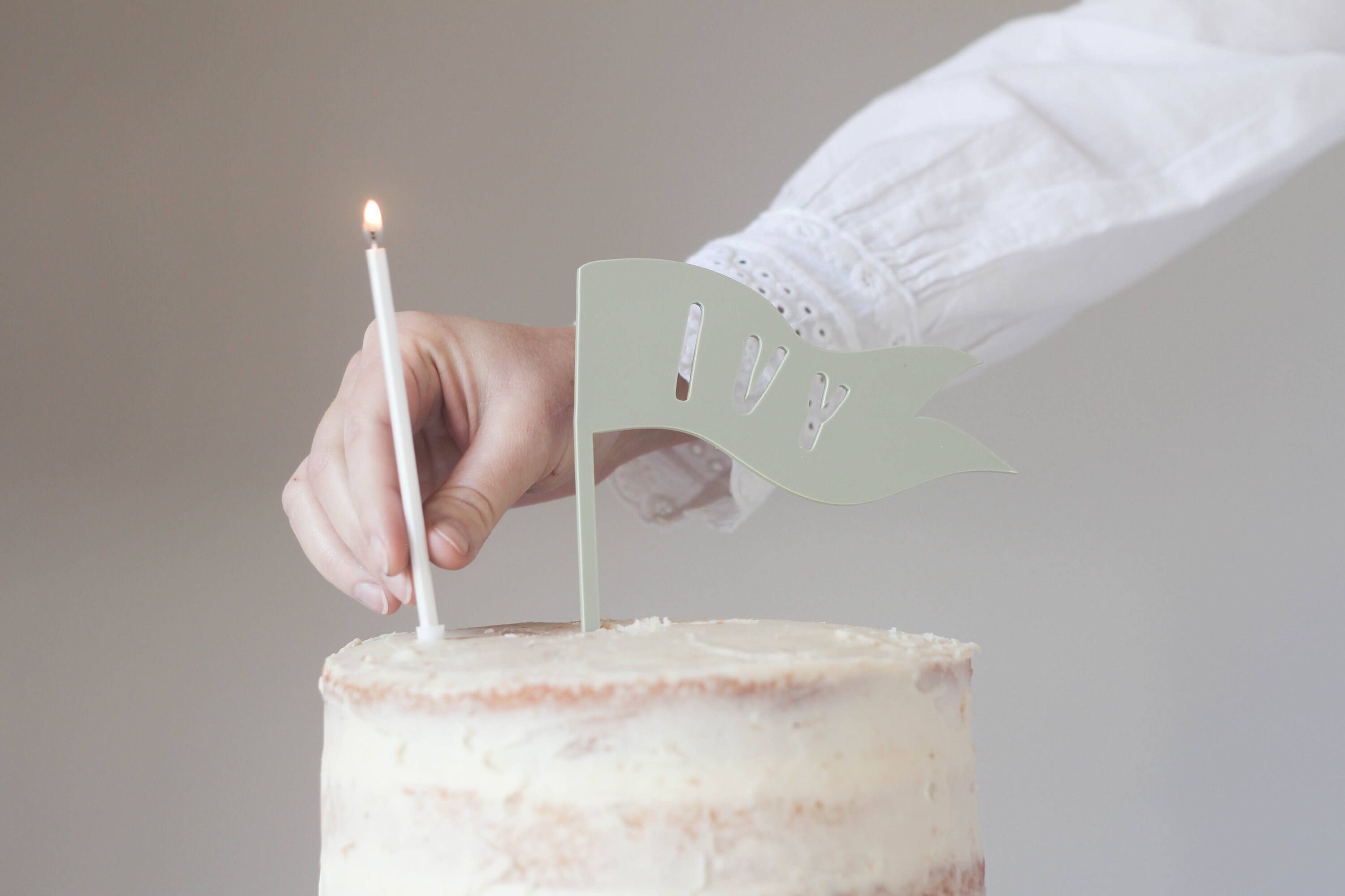 Flag Birthday Name Cake Topper Personalised Cake Topper Name | Etsy UK