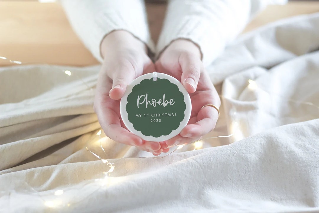 2023 Baby Bauble, Baby's 1st Christmas Bauble, Custom Ornament ...