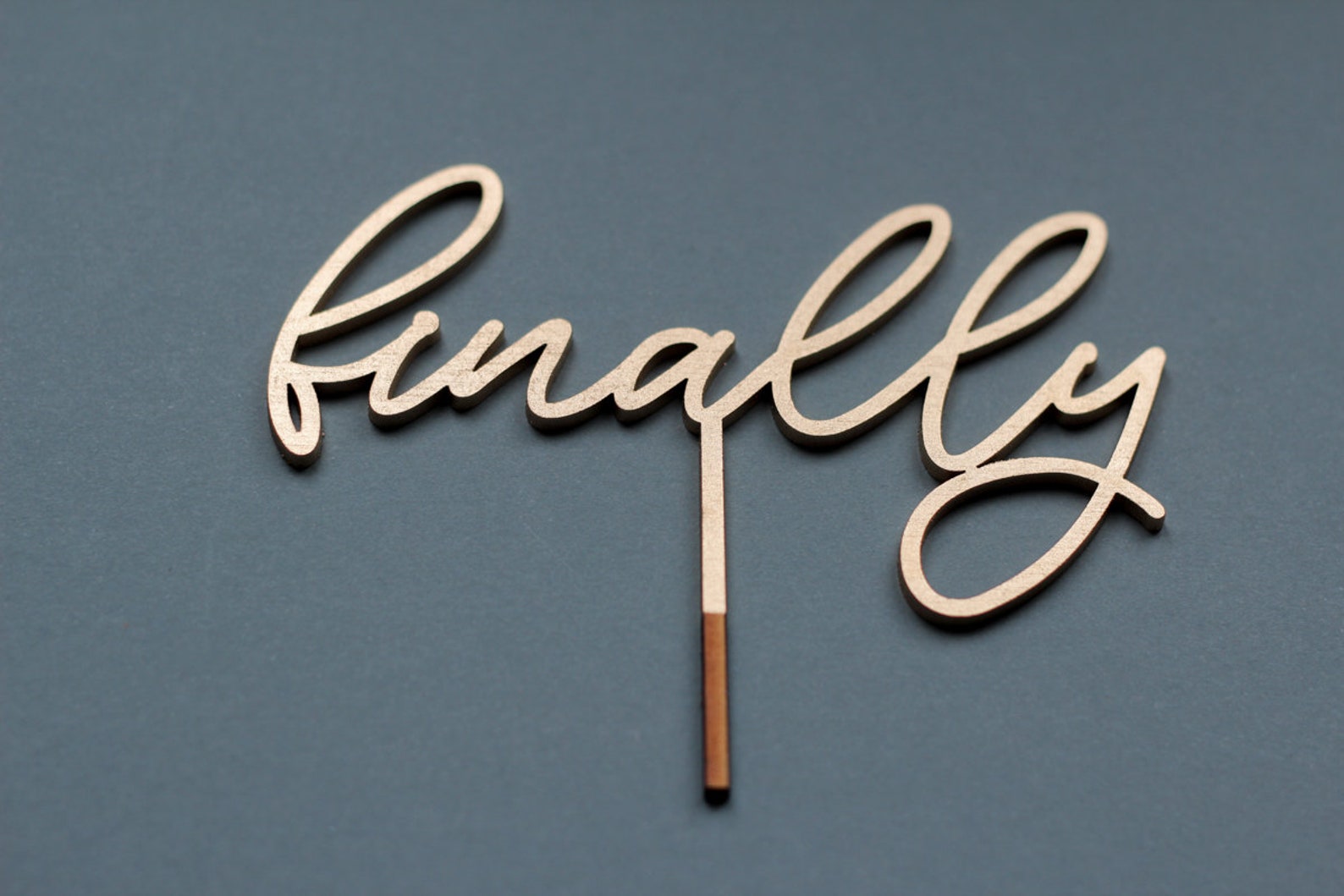 Wedding Cake Topper Simple Cake Topper Finally Cake Topper - Etsy