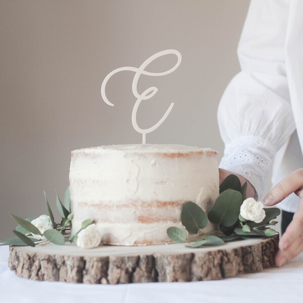 Initial Cake Toppers for Wedding - Etsy