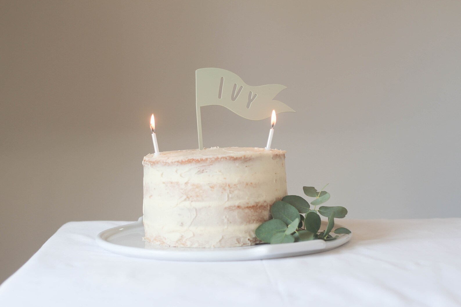 Flag Birthday Name Cake Topper Personalised Cake Topper Name | Etsy UK