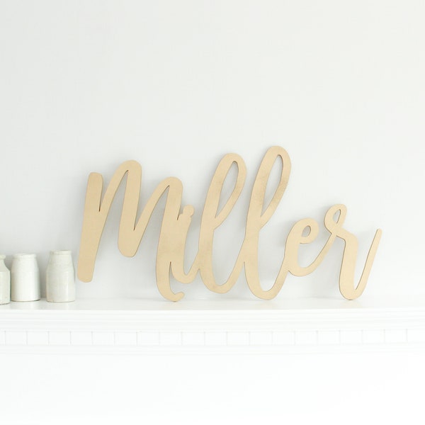 Last Name Wall Art - Etsy