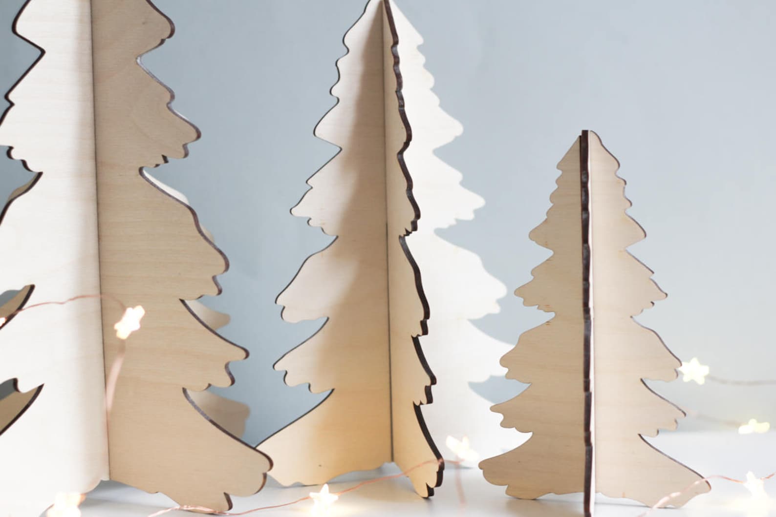 Wooden Christmas Tree Wood Trees Wooden Tree Rustic Xmas - Etsy