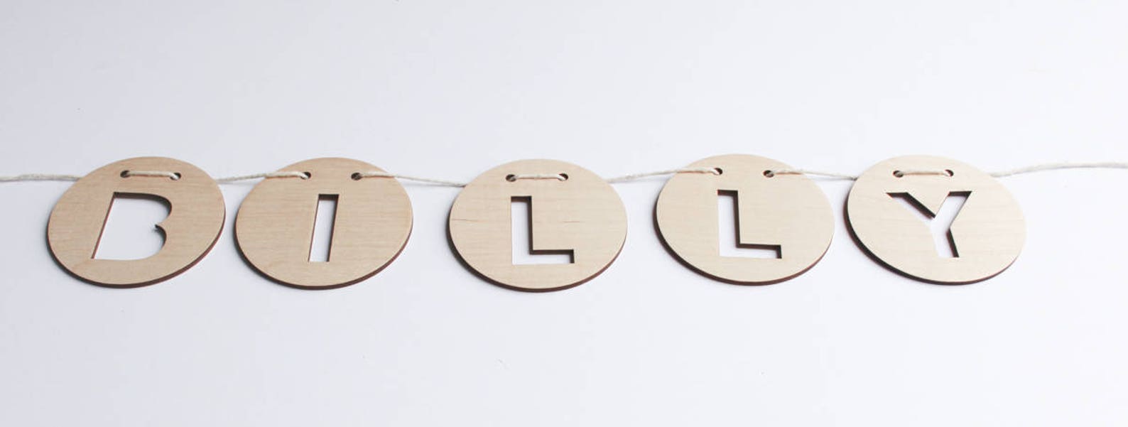 Custom Name Garland Name Bunting Wooden Garland Wooden | Etsy