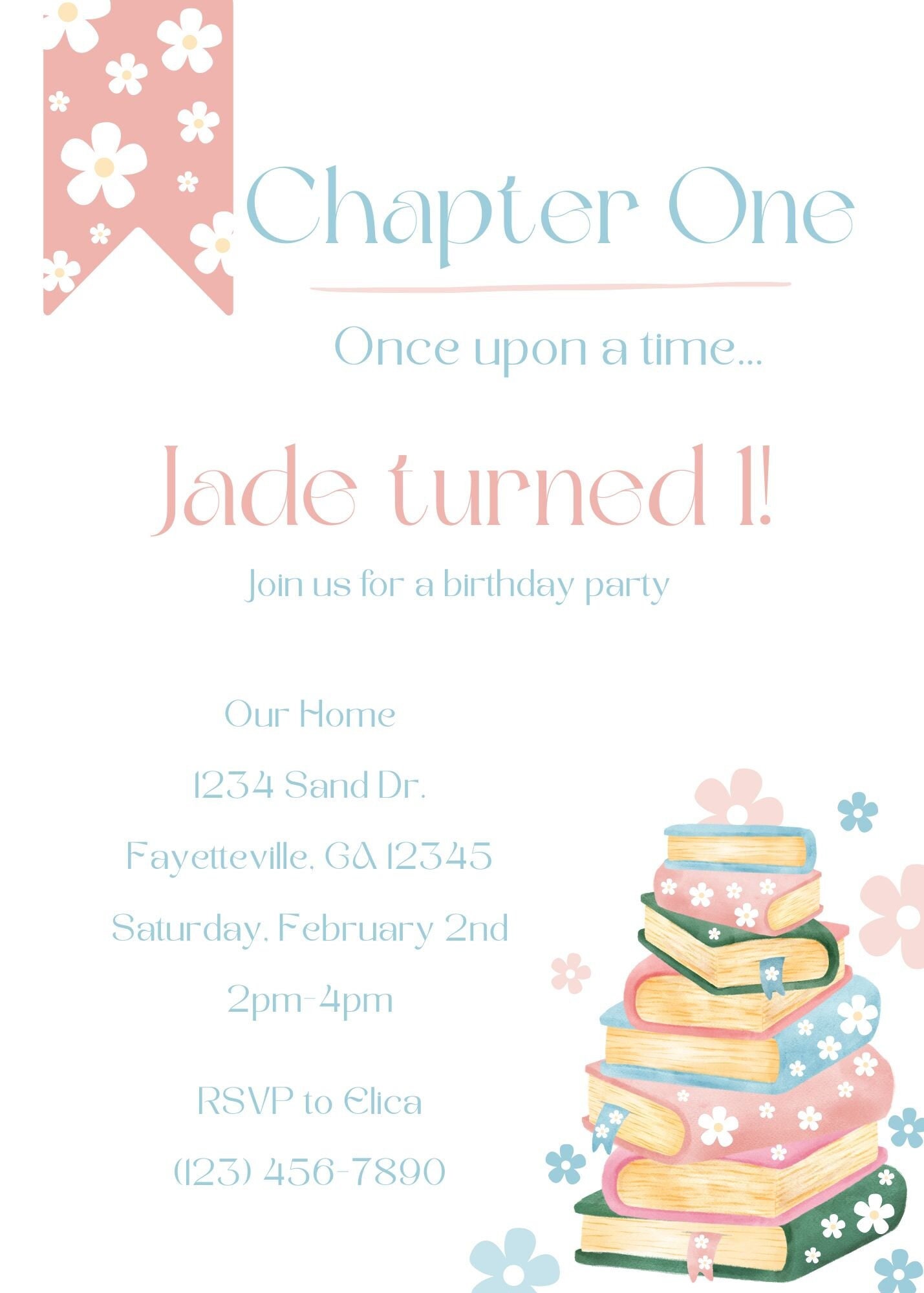 Chapter One: Storybook 1st Birthday - Etsy