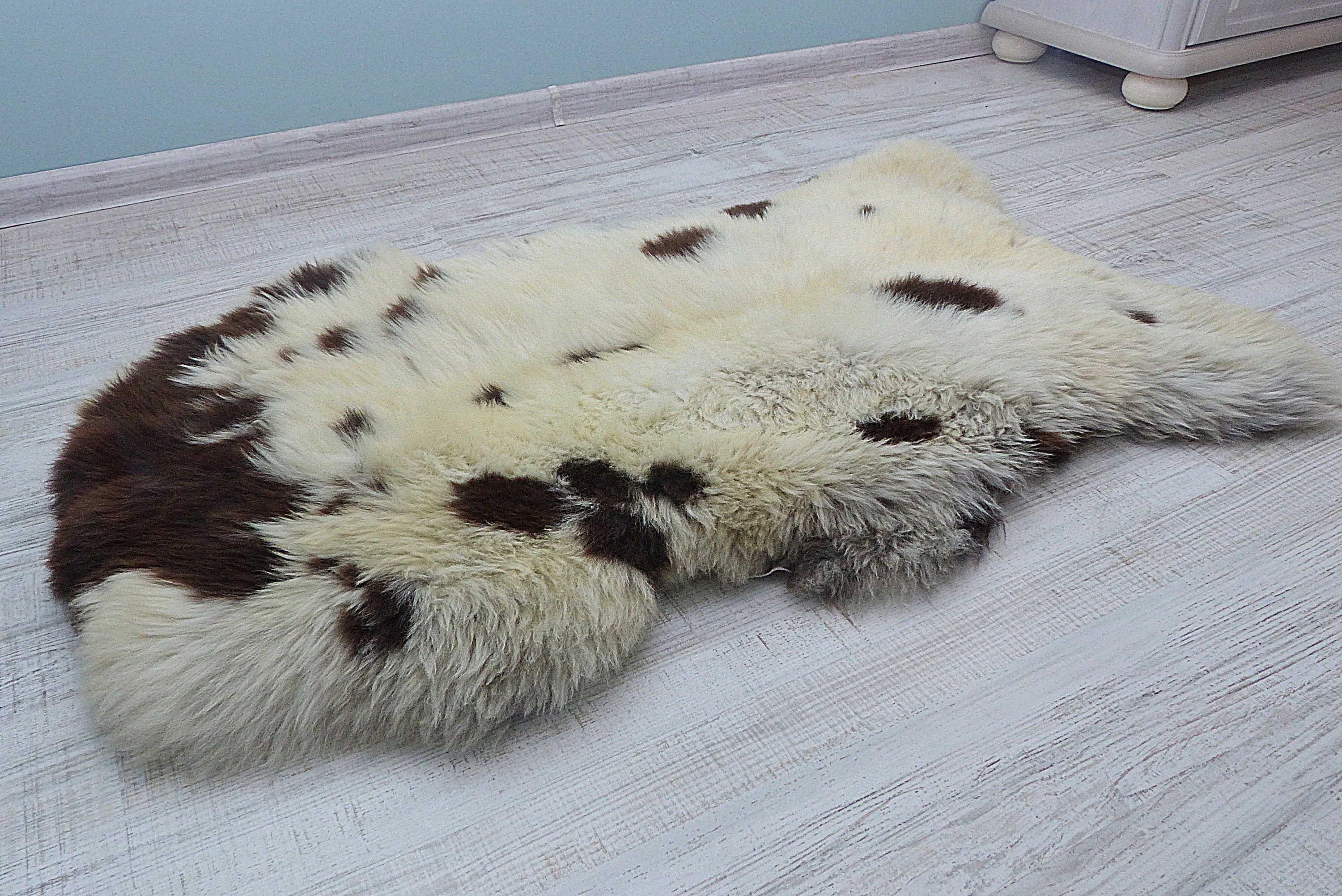 Sheepskin Sofa Cover Real Sheepskin Rug Natural Sheepskin | Etsy