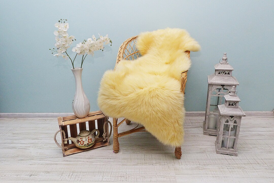 Medical Relugan Sheepskin Rug Home Office Comfort Natural Relugan ...
