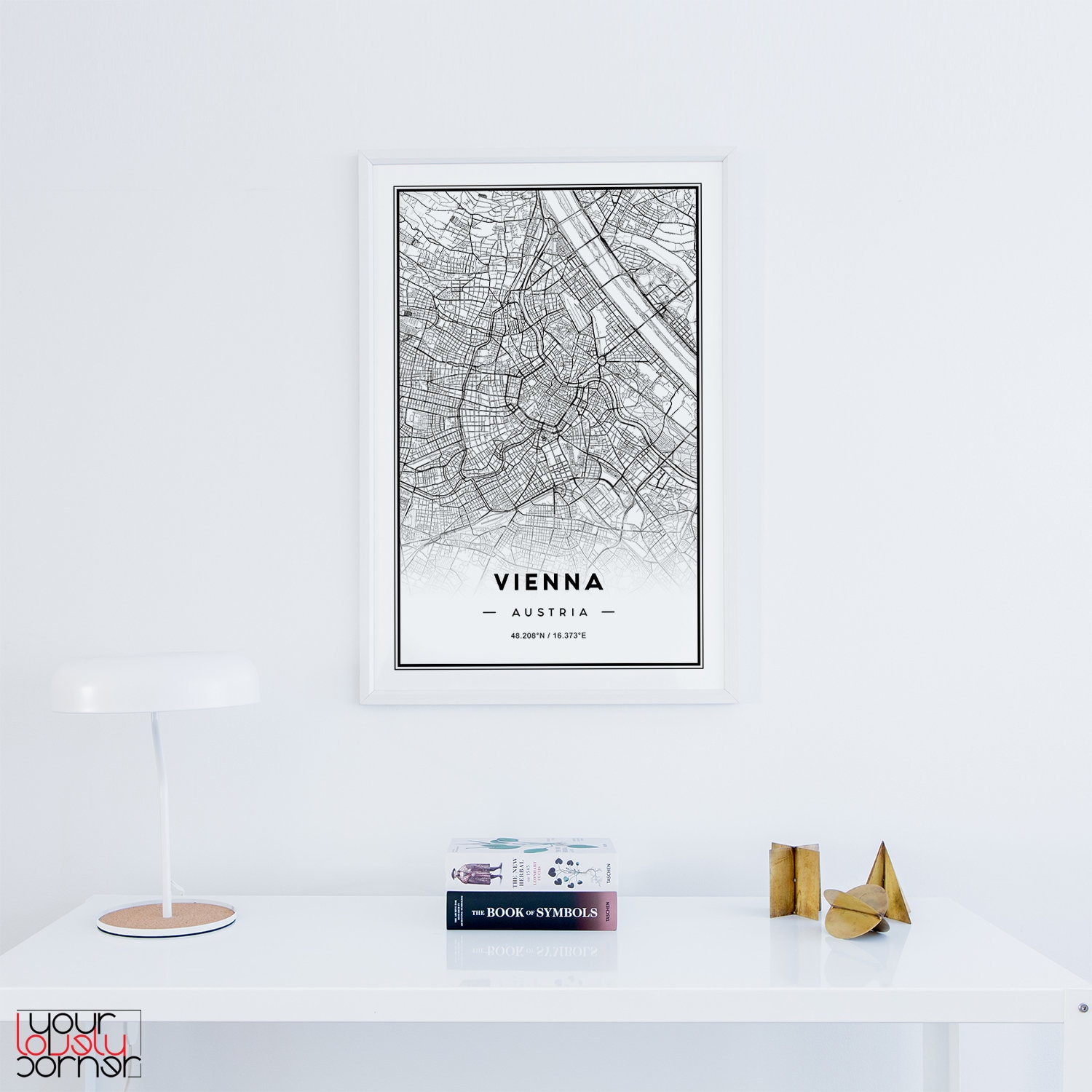 Vienna Map Print Vienna Map Gift Vienna City Map Wall Art | Etsy