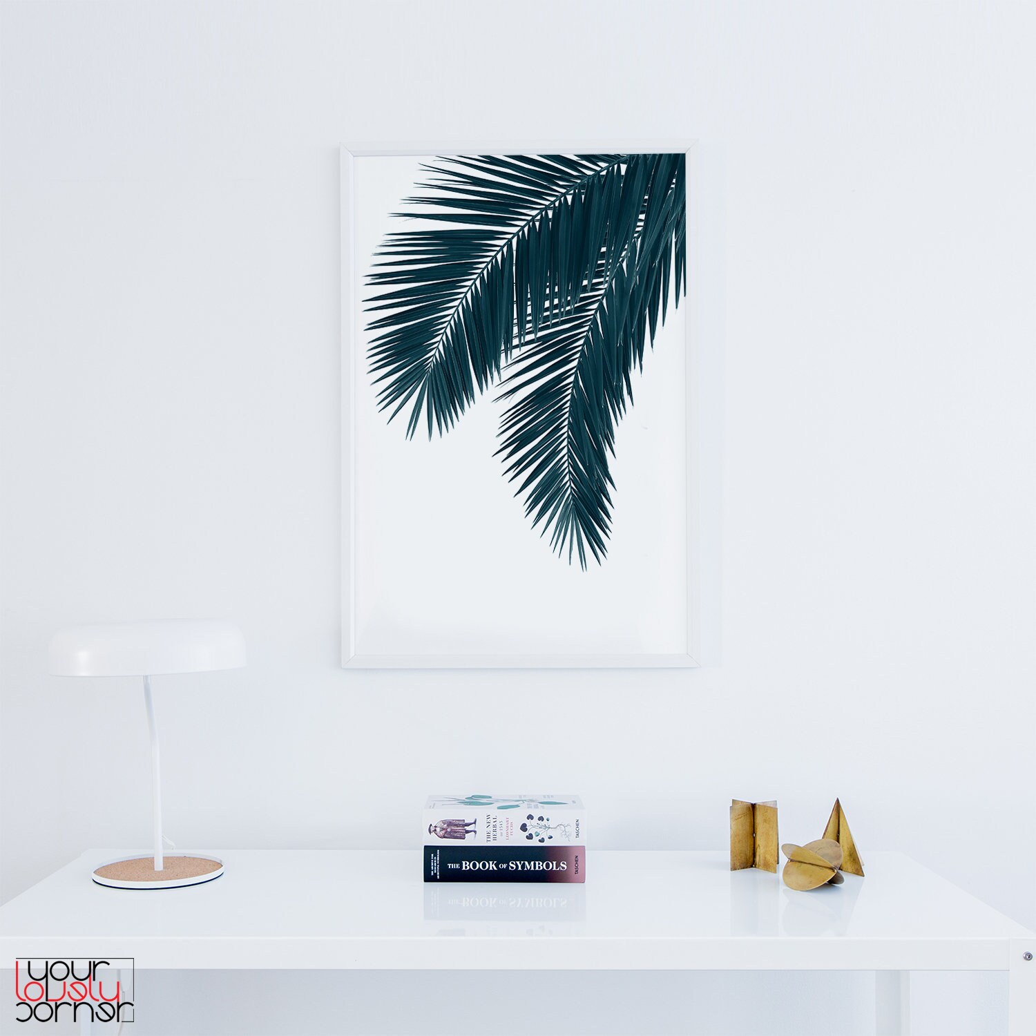 Palm Tree Branches Printable Wall Art Palm Leaves Print | Etsy