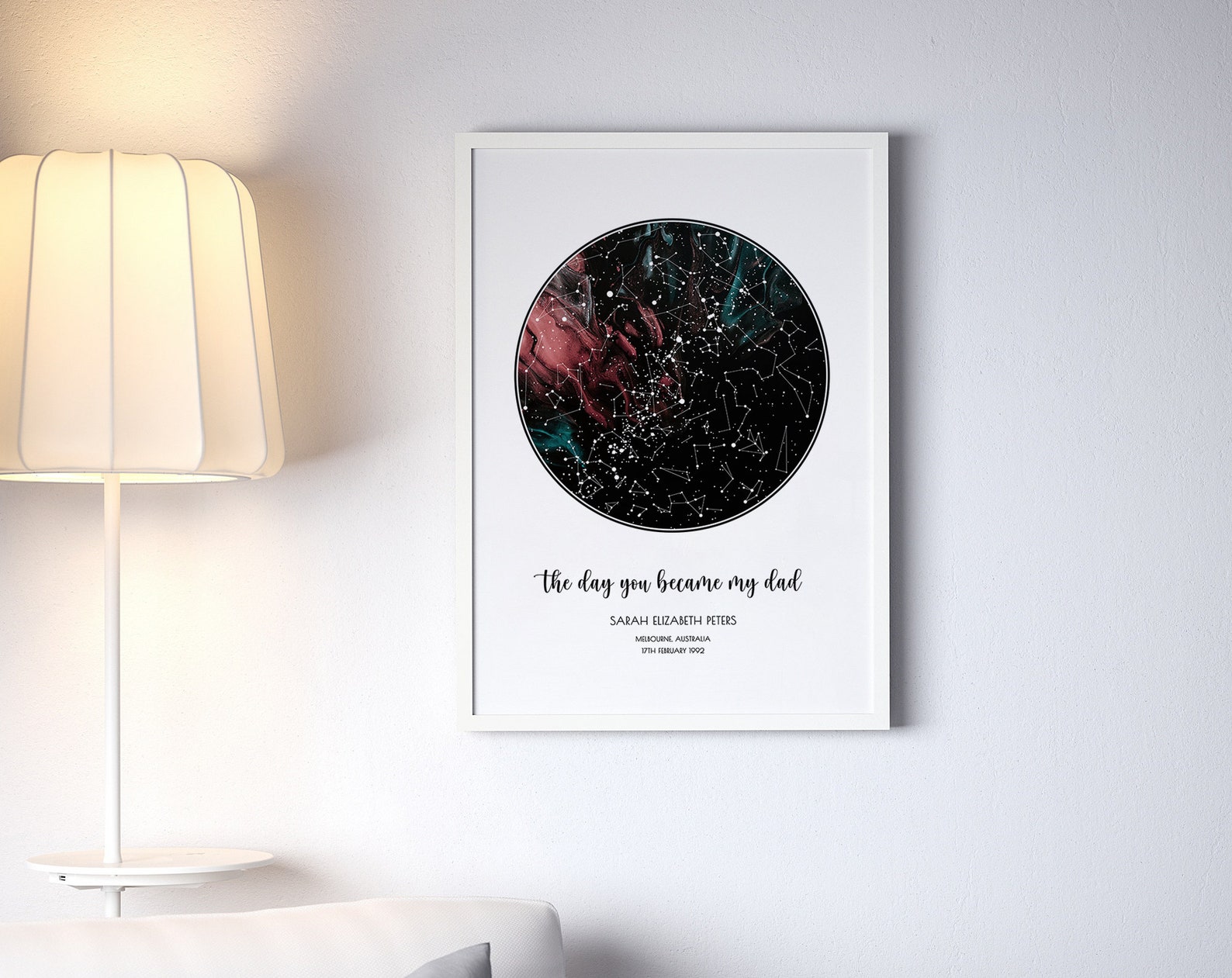 Custom Star Map by Date Custom Sky Map Printable Wall Art - Etsy