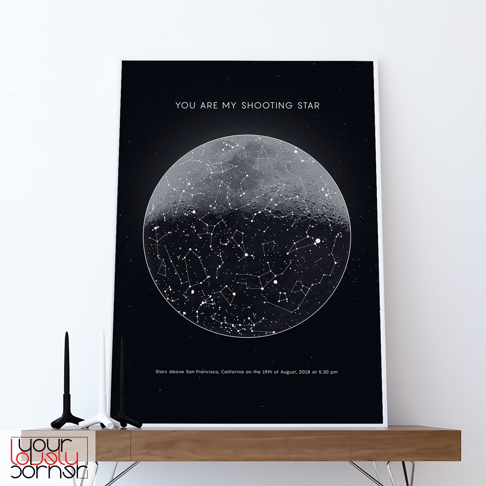 Personalized Star Map Print Star Map by Date Night Sky Map - Etsy