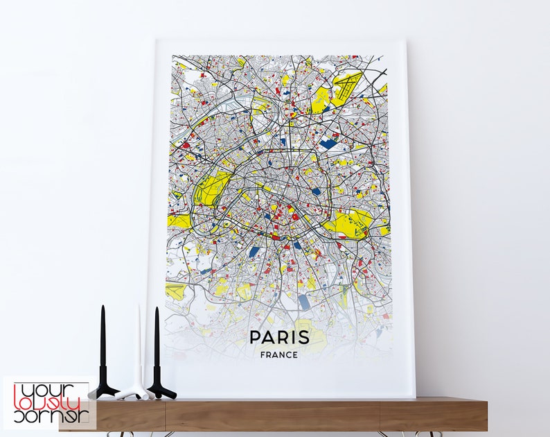 Personalized City Map Custom City Map Custom Map Gift - Etsy