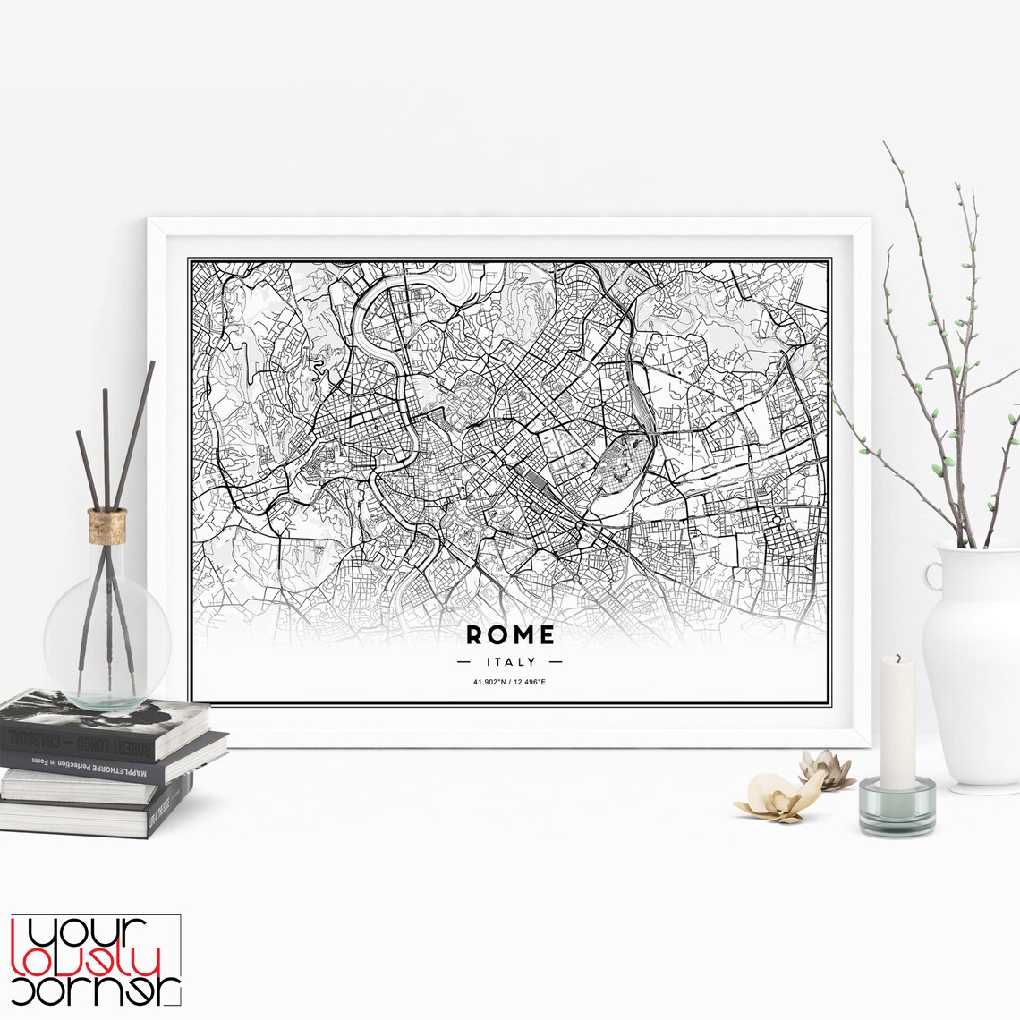 Custom City Map Print Custom Map Gift Custom Map Print | Etsy