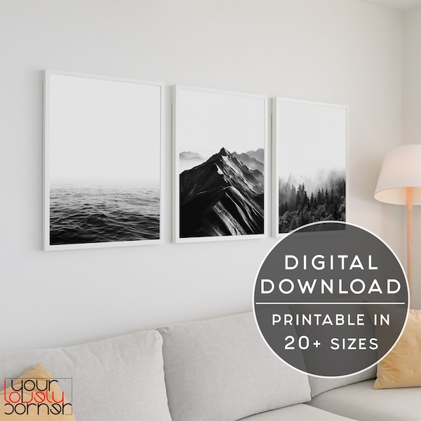 Set of Three Prints - Etsy