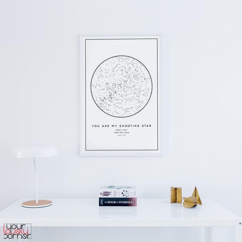 Custom Star Map Print Star Map Print Night Sky Print - Etsy