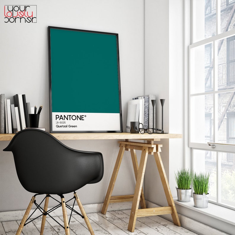 Pantone Wall Art Pantone Color Card Digital Poster Pantone | Etsy