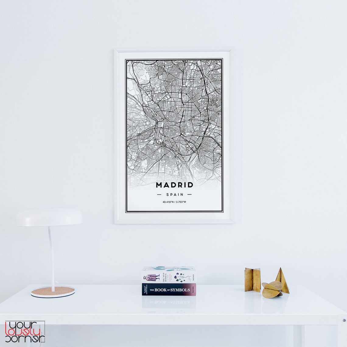 Madrid Map Print Printable Map of Madrid Madrid City Map - Etsy