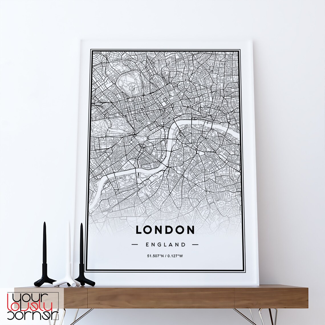 London Print Set of 3 Prints London Wall Art London - Etsy